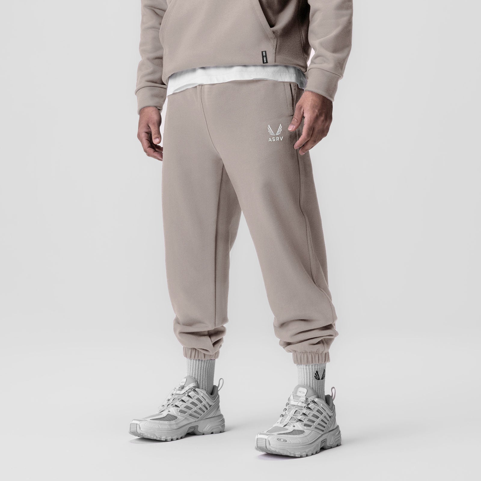 0655. Tech-Terry™ Oversized Sweats - Chai "Emblem" – ASRV