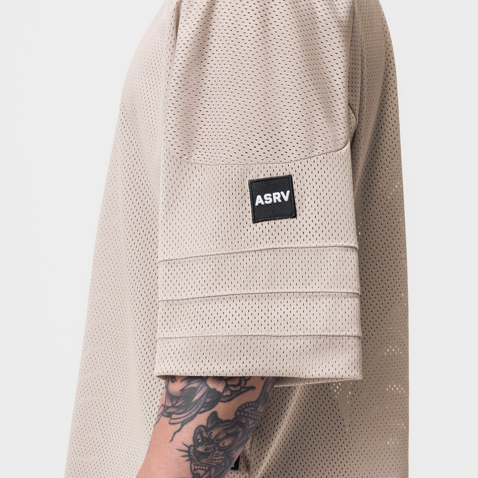 0772. SilverPlus™ Mesh Oversized Jersey - Beige – ASRV