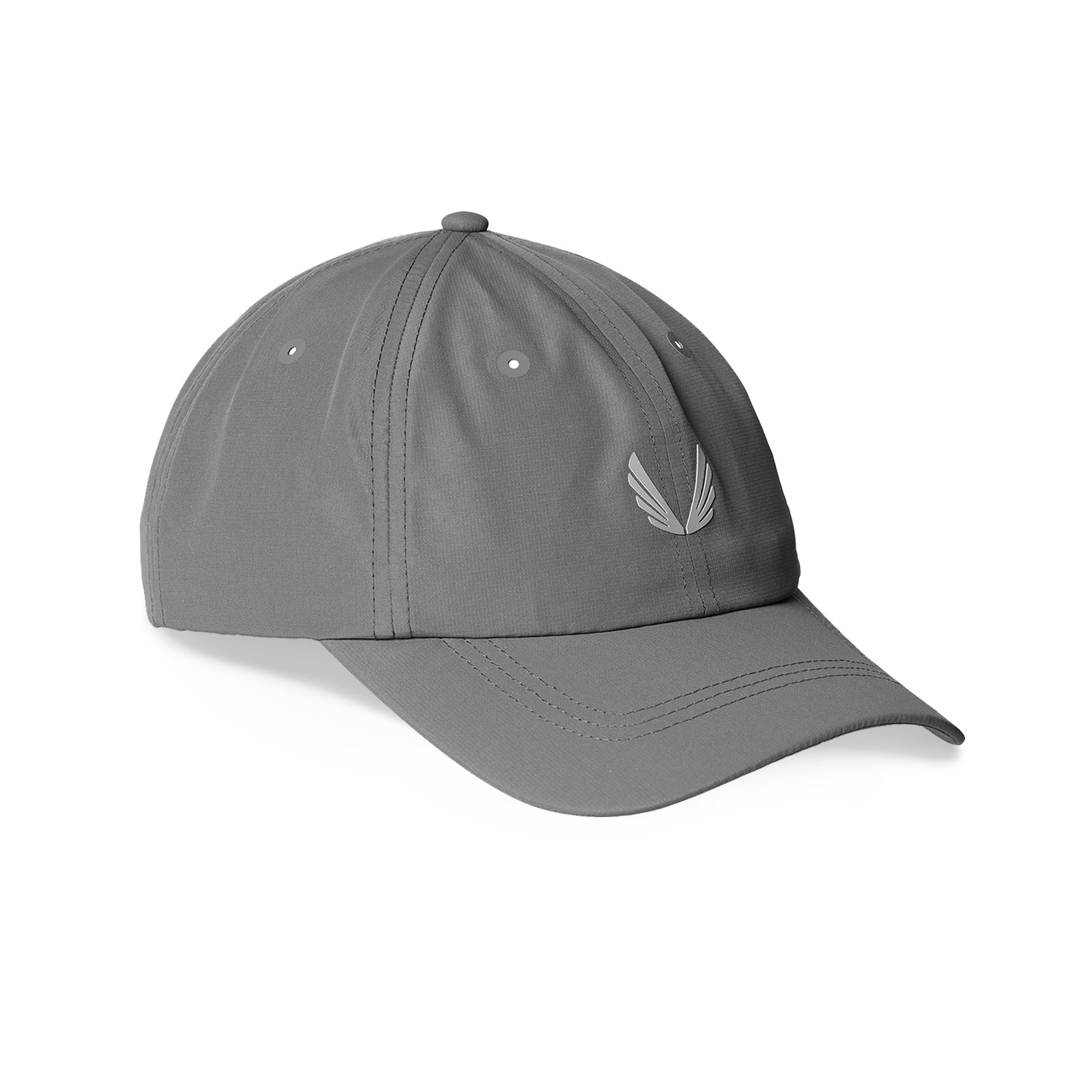 0816. Hybrid Sport Cap - Grey/Grey "Wings" – ASRV