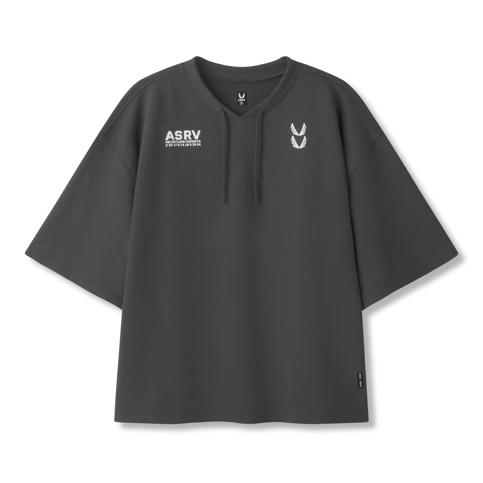 0945. Micro-Terry Warm-Up Tee - Space Grey – ASRV