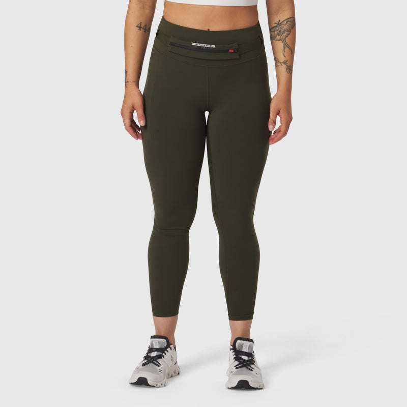 W030. LYCRA® 3-in-1 Legging - Olive – ASRV
