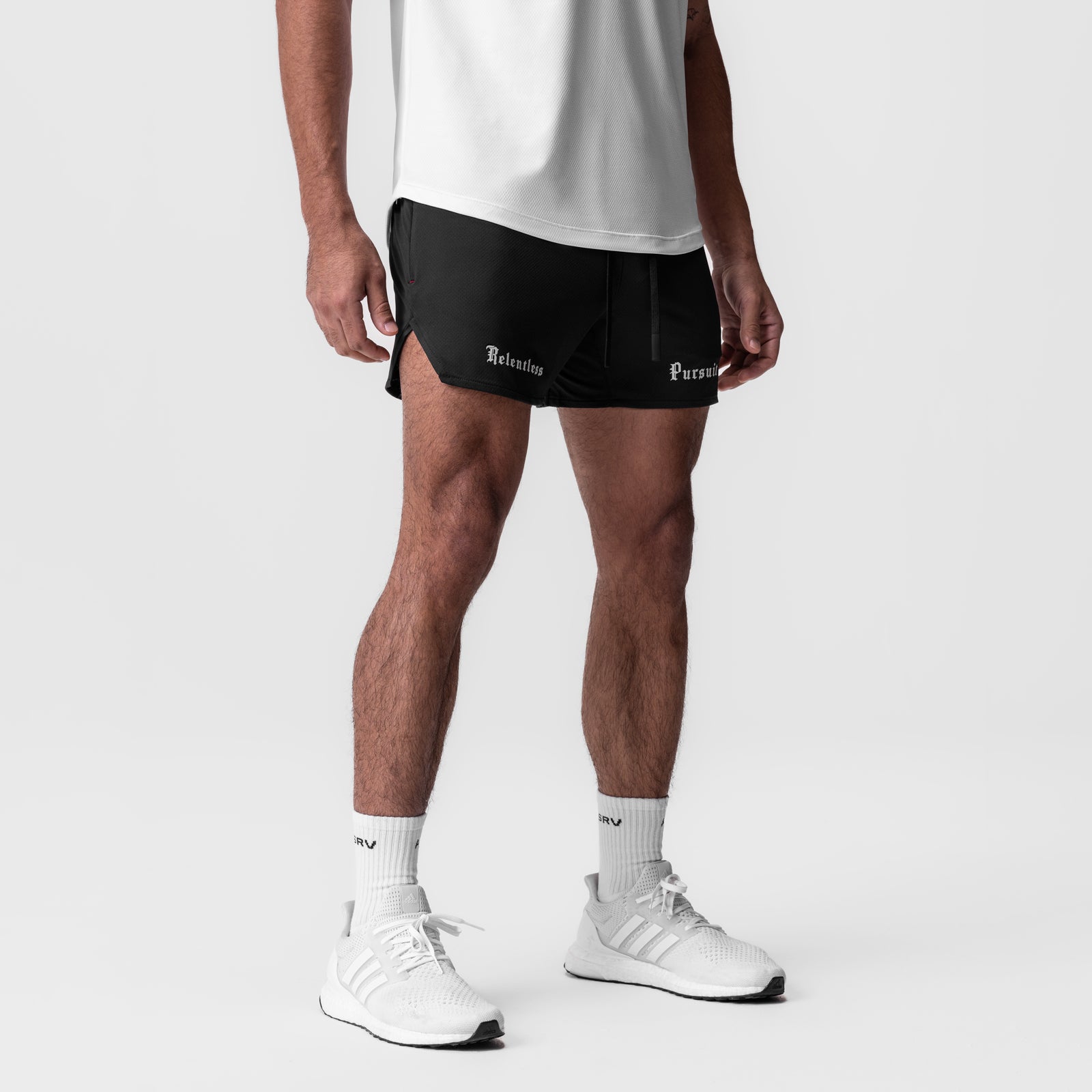 0993. AeroSilver® 5" Linerless Short - Black "RP" – ASRV