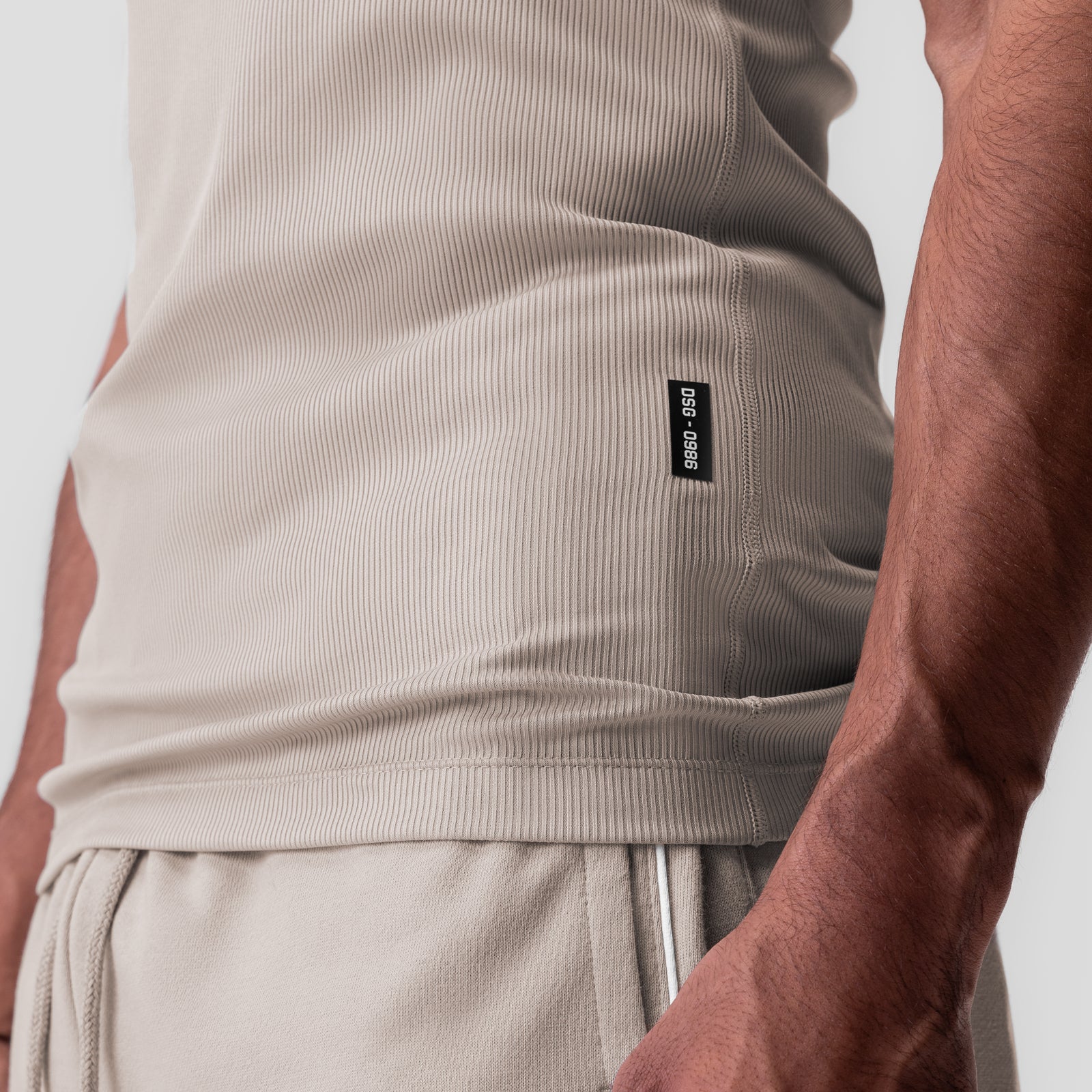 0986. Creora® Tech Ribbed Tank - Chai – ASRV