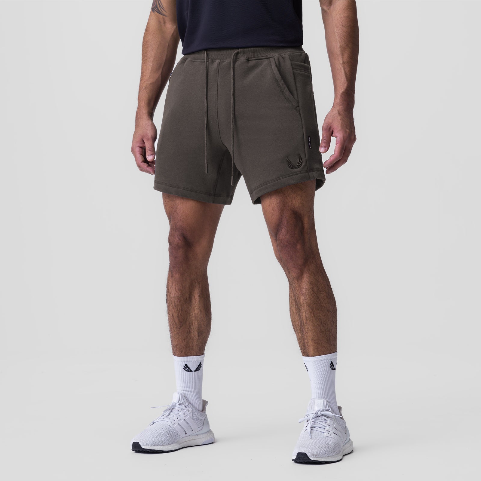 0867. Tech-Terry™ Sidelock Sweat Short - Deep Taupe – ASRV