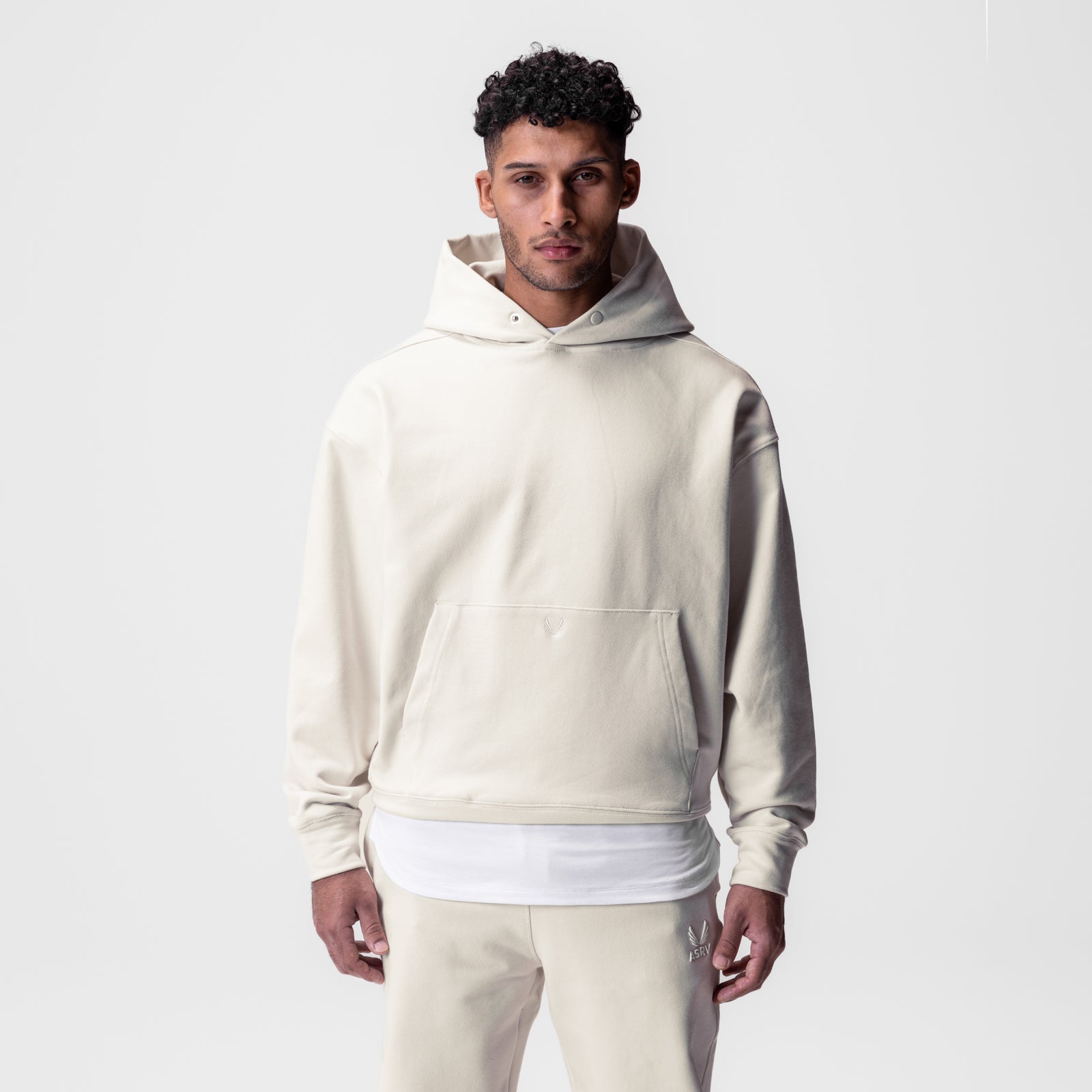 0648. Tech-Terry™ Hoodie - Ivory Cream – ASRV