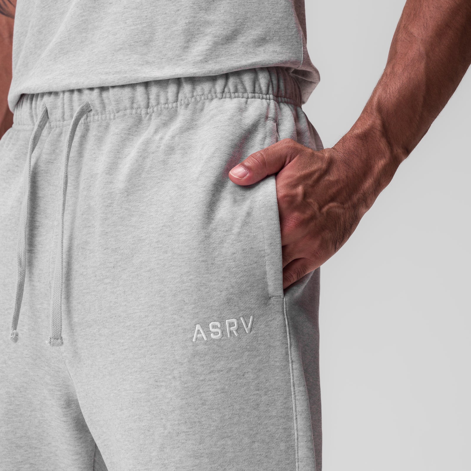 0840. Tech Essential™ Straight Leg Sweats - Heather Grey – ASRV