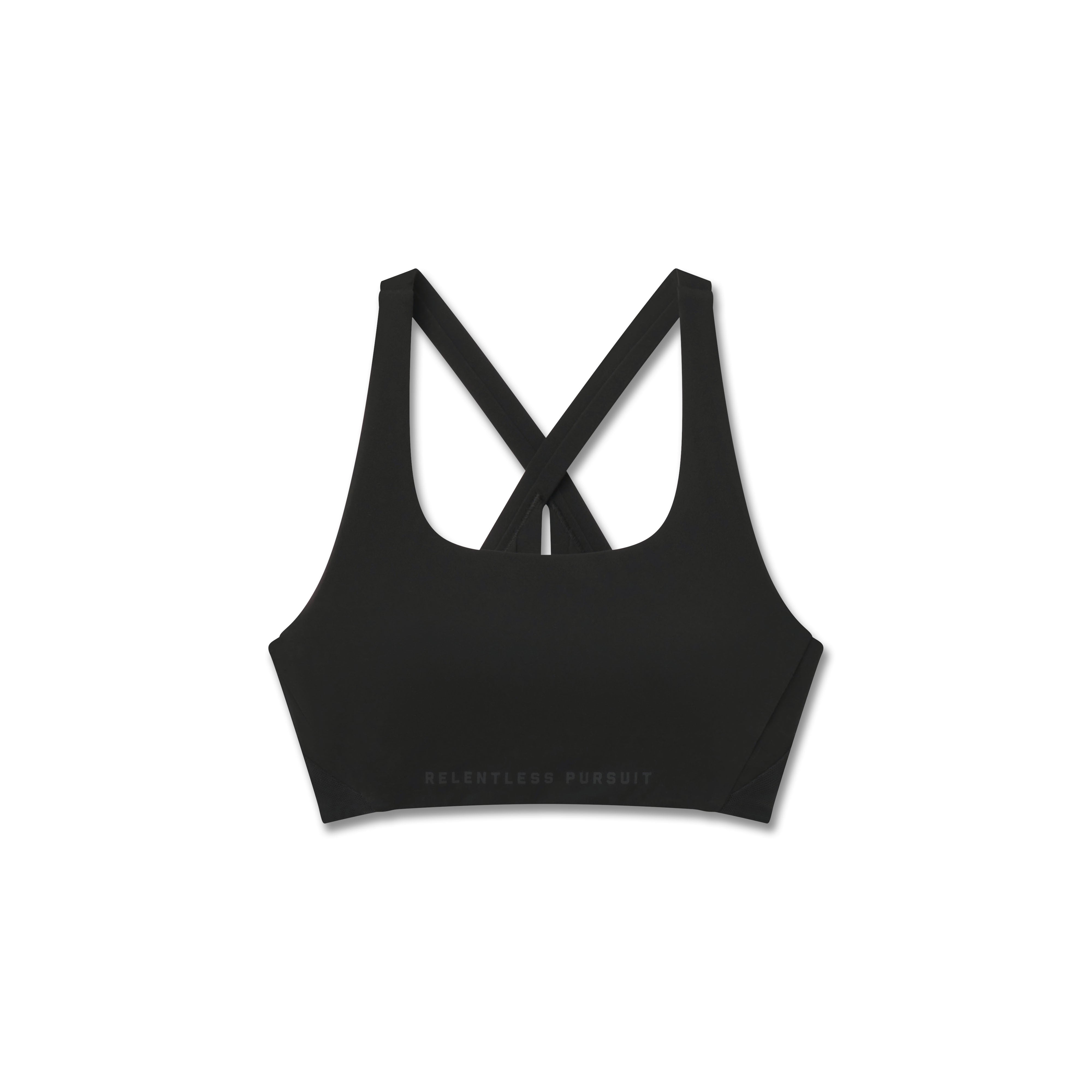 W039. LYCRA® Hybrid Sports Bra - Black – ASRV