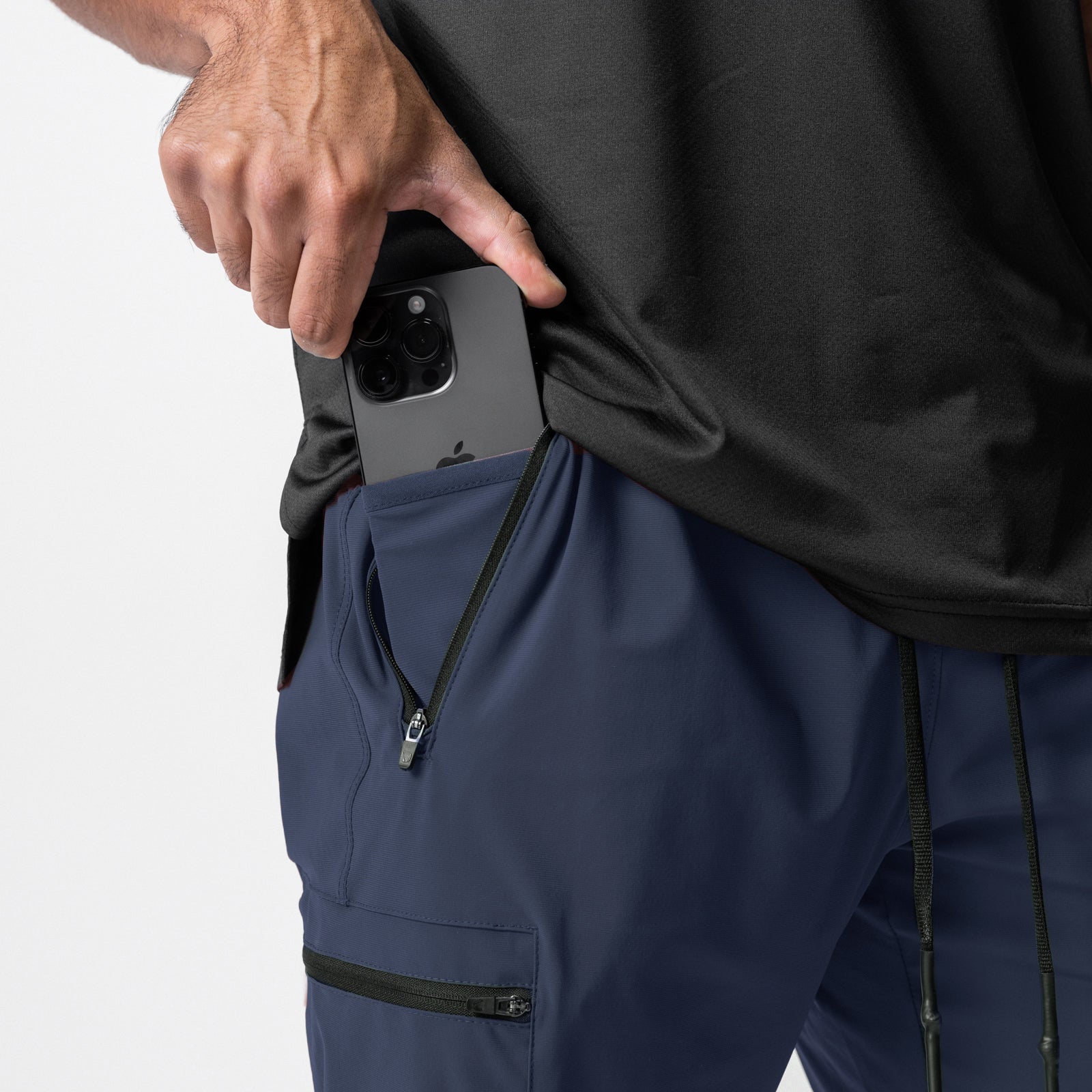 0827. Tetra-Lite® Inlay Pocket High Rib Jogger - Navy – ASRV 0827. Tetra-Lite® Inlay Pocket High Rib Jogger - Navy – ASRV